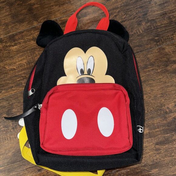 Disney | Bags | Mickey Mouse Backpack With Ears | Poshmark